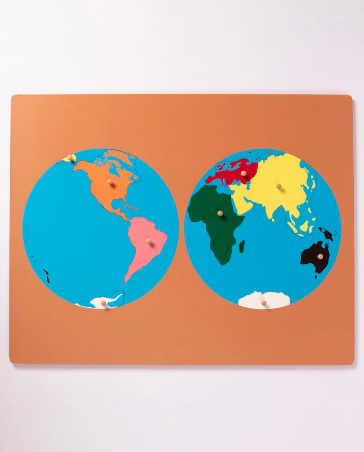 SET Mapa Mundi Puzzle Pinza – Tatashop Montessori